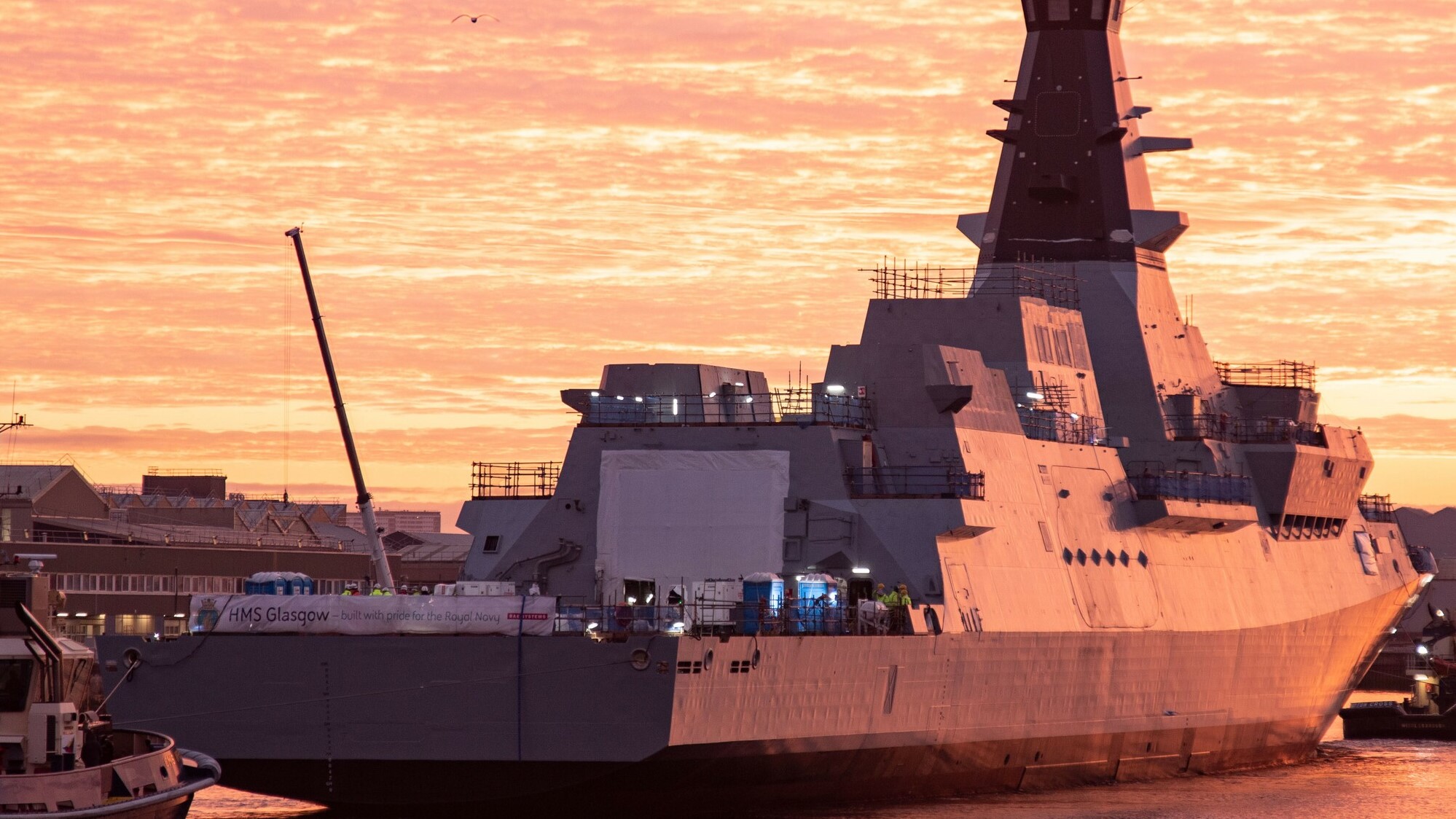 Στον ποταμό Κλάιντ η πρώτη φρεγάτα Type 26 του βρετανικού ναυτικού (Εικόνες) | Pentapostagma